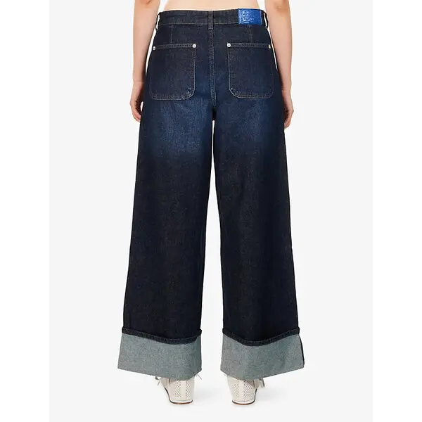 DAMSON MADDER Gigi Wide-leg Denim Jeans
