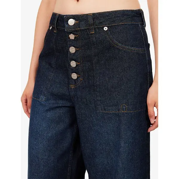 DAMSON MADDER Gigi Wide-leg Denim Jeans