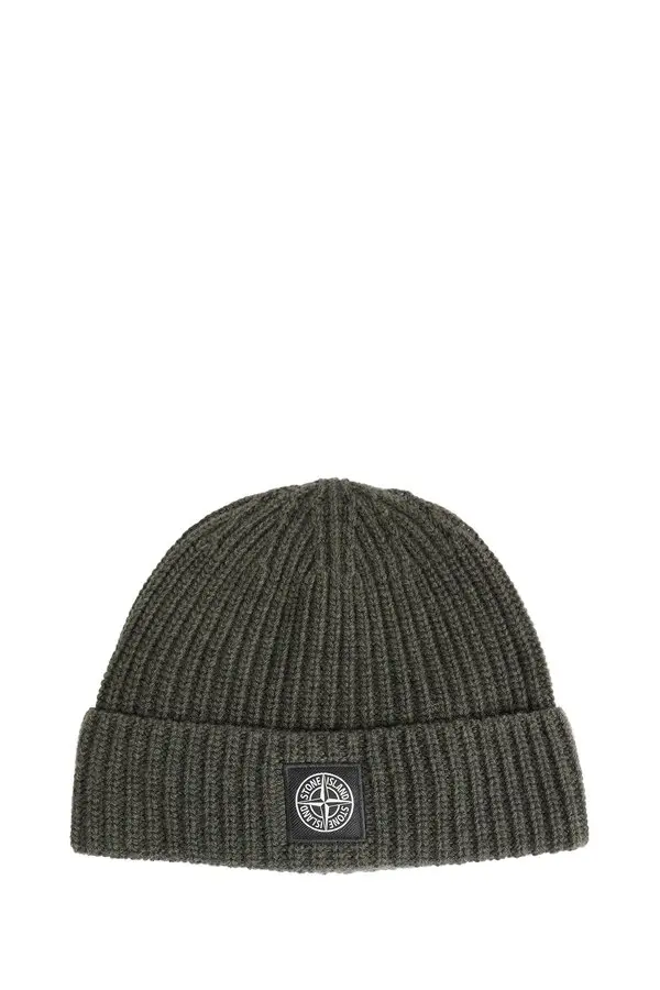 Stone Island N100012 Ribbed Knit Beanie