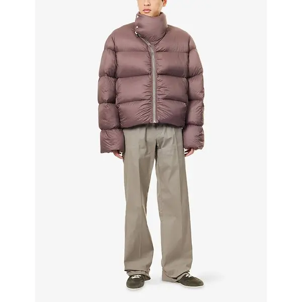 Rick Owens High-neck Welt-pocket Puffer Jacket