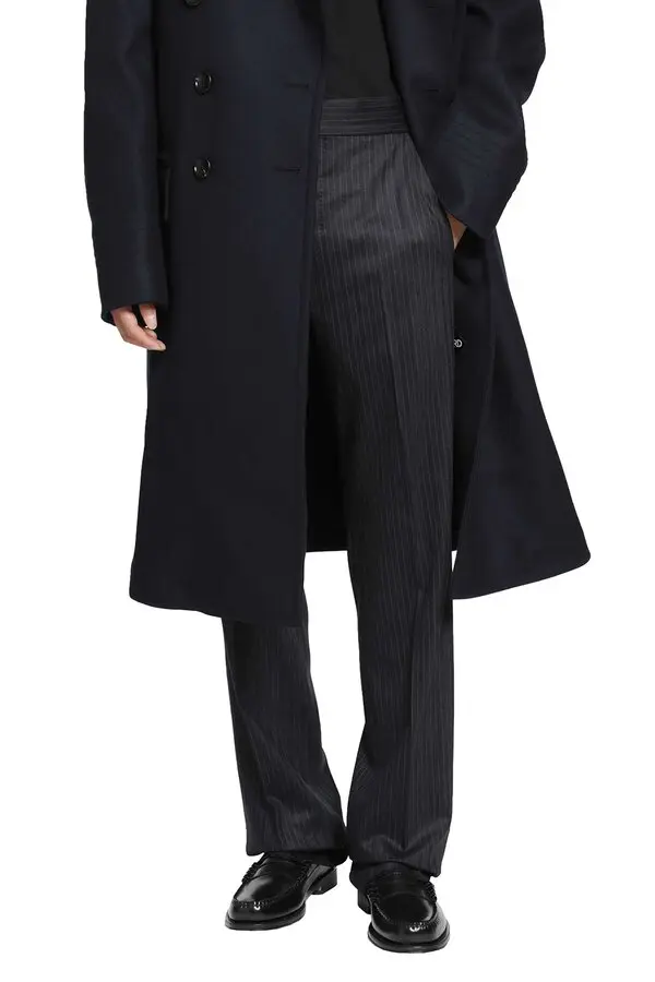 TOM FORD Herringbone Stripe Wool Trousers