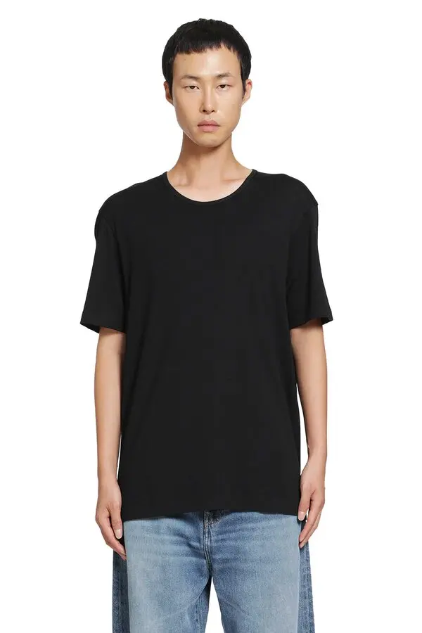 LEMAIRE Scoop Neck Tee In Ribbed Jersey