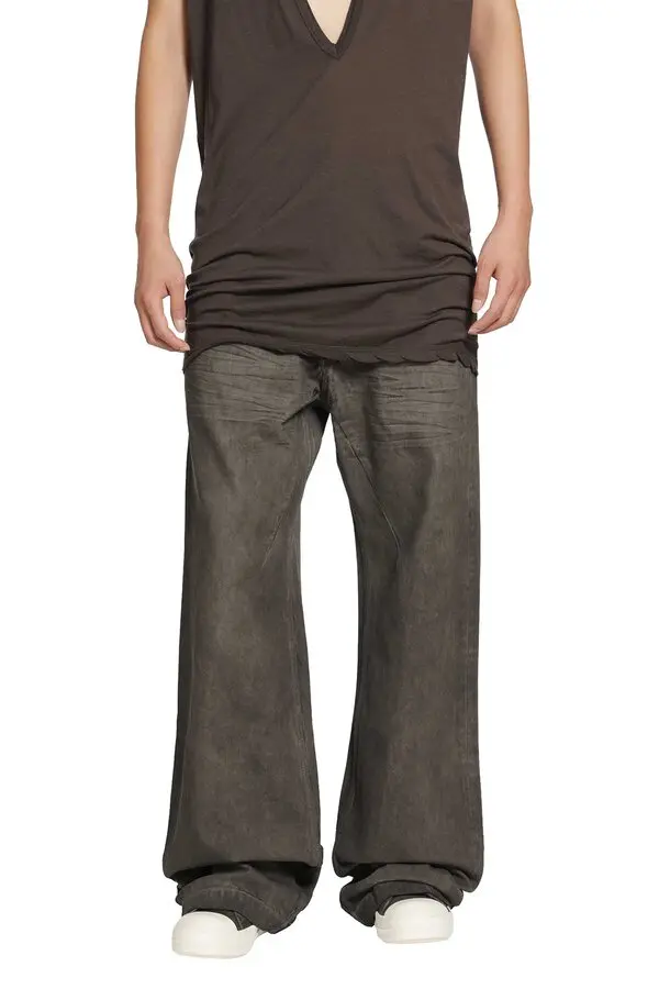 Rick Owens Tower Geth Jeans - Grey