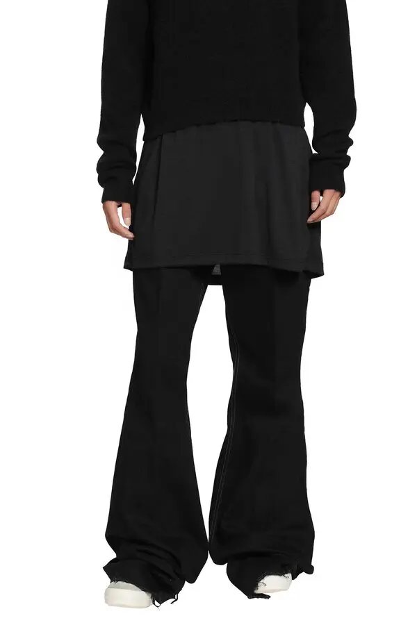 Rick Owens Tower Bolan Bootcut Jeans In Denim