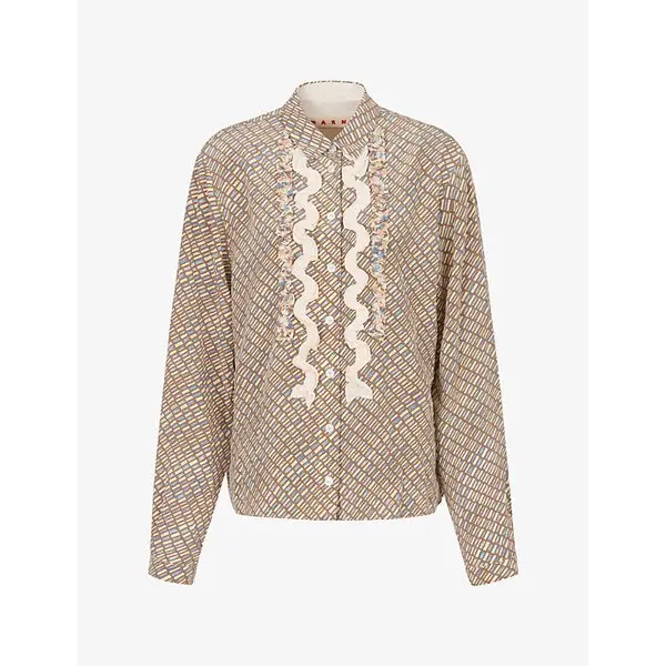 Marni Printed Silk Shirt