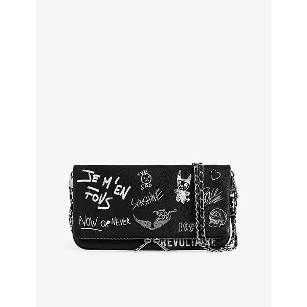Zadig&Voltaire Rocky Arty Tag Leather Bag