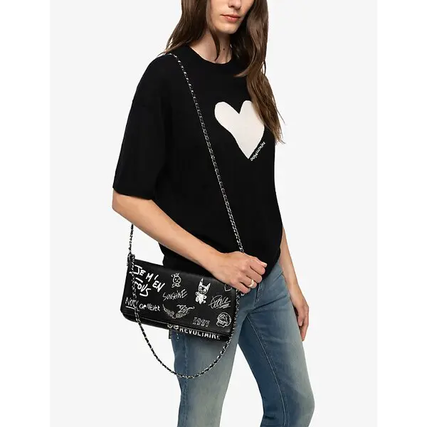 Zadig&Voltaire Rocky Arty Tag Leather Bag