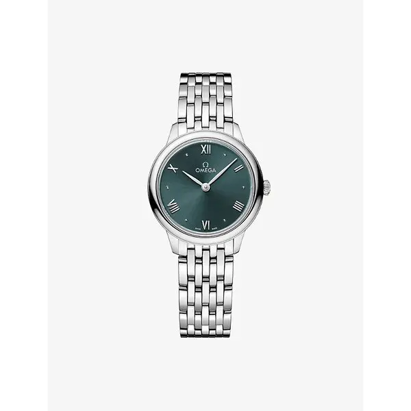 Omega De Ville Prestige Stainless Steel Quartz Watch - Green