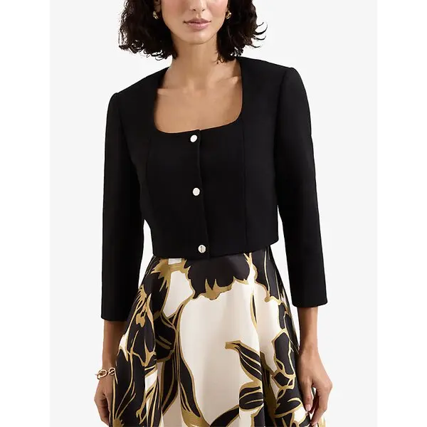 PHASE EIGHT Miranda Cropped Woven Jacket