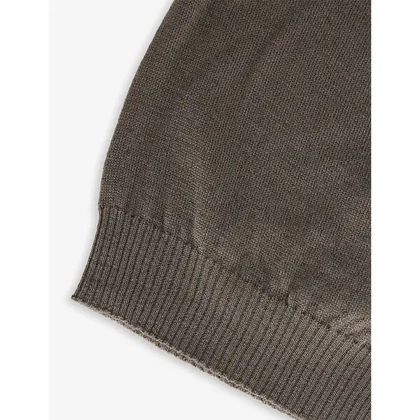 Rick Owens Domed Knitted Wool Beanie