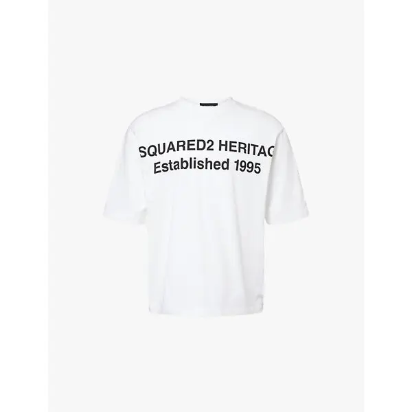 Dsquared2 Heritage Oversized Cotton T-shirt - White
