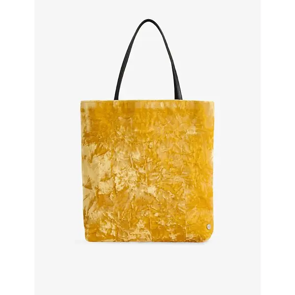 VALESQUE Thea Crushed Velvet Tote Bag