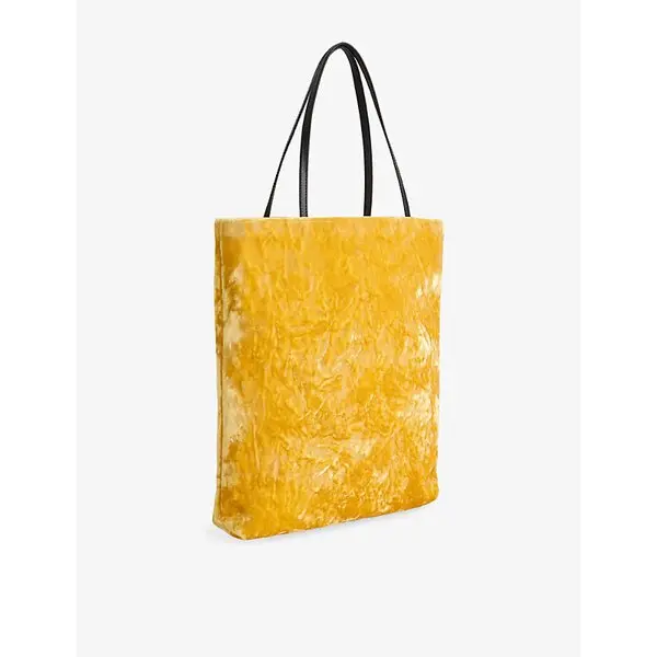 VALESQUE Thea Crushed Velvet Tote Bag