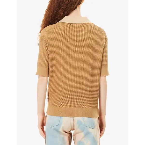 JW Anderson Short-sleeve Knit Polo Top