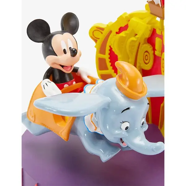 THE DISNEY STORE AT SELFRIDGES Dumbo And Mickey Mouse Carousel Resin Mini Figure