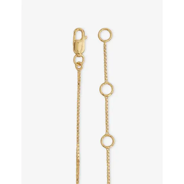 RACHEL JACKSON Twisted T-bar 14ct -plated Sterling Silver Bracelet