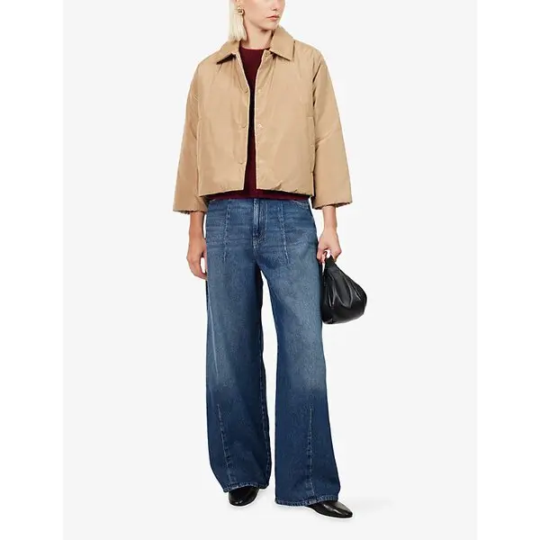 Max Mara Cropped Quilted Soft-shell Jacket