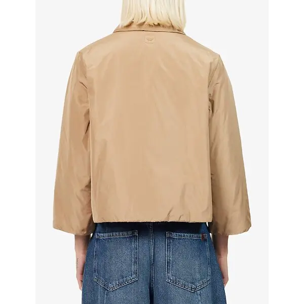 Max Mara Cropped Quilted Soft-shell Jacket