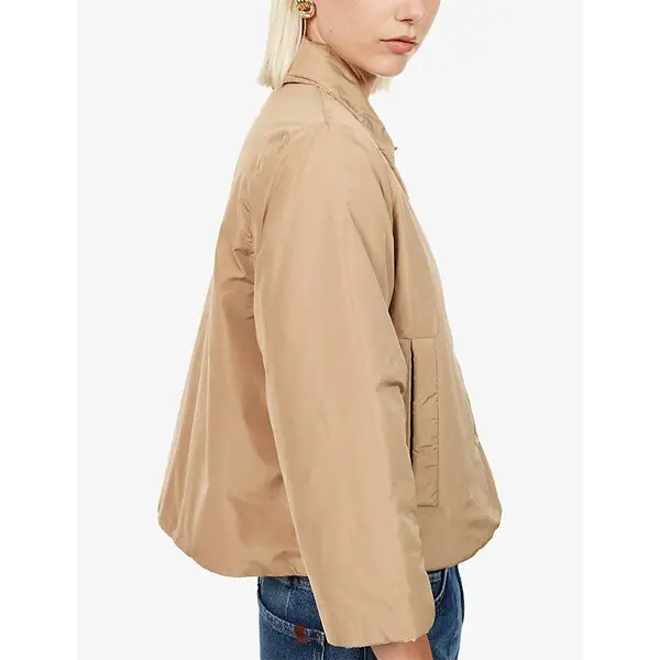 Max Mara Cropped Quilted Soft-shell Jacket