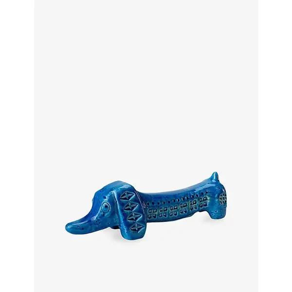 BITOSSI CERAMICHE Figura Di Bassotto Ceramic Sculpture Figurine