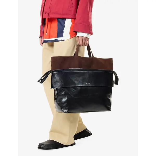 Loewe Switch Large Leather Tote Bag