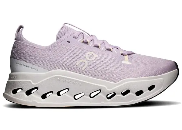 On Cloudsurfer Max Sneakers - Foxglove/ivory