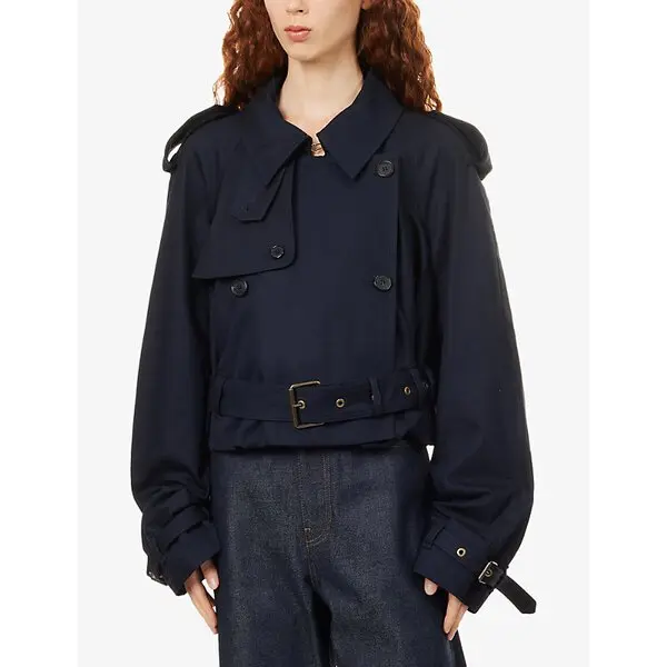 JW Anderson Cropped Cotton Trench Coat