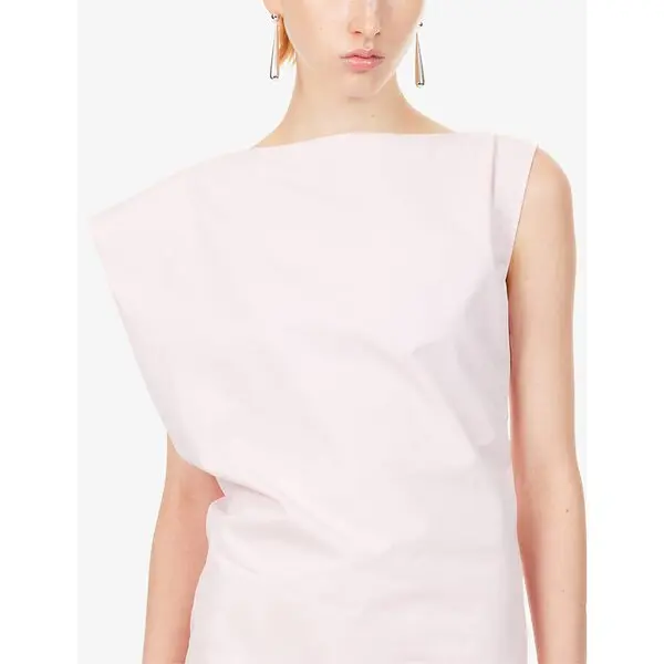 Jacquemus La Haut Drap Sleeveless Top - Light Pink