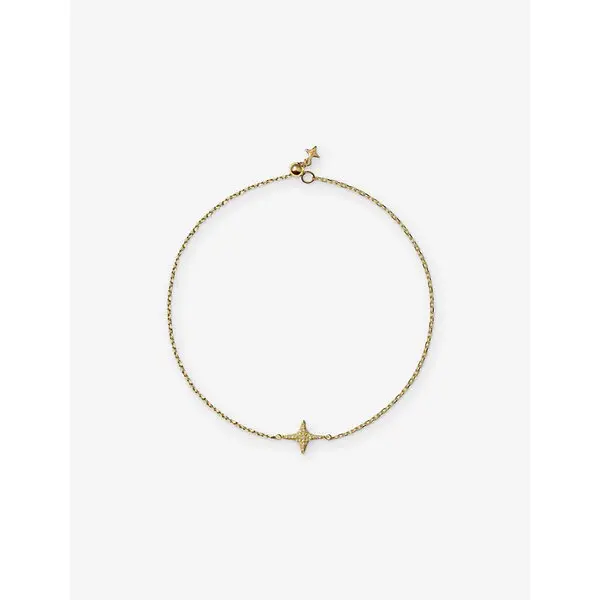 OFA Aurora 18ct Gold And 0.1ct Diamond Bracelet