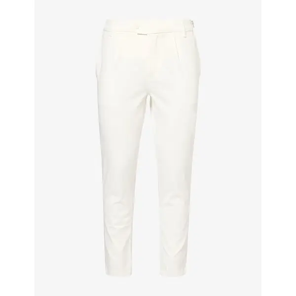 BELIER Monaco Mid-rise Cotton-blend Chino Trousers
