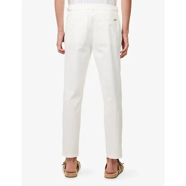 BELIER Monaco Mid-rise Cotton-blend Chino Trousers