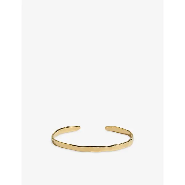 Monica Vinader Siren Muse Slim Cuff Bracelet - Gold