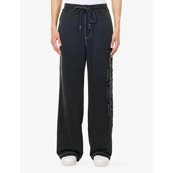 True Religion Brand-appliqué Cotton-blend Jogging Bottoms