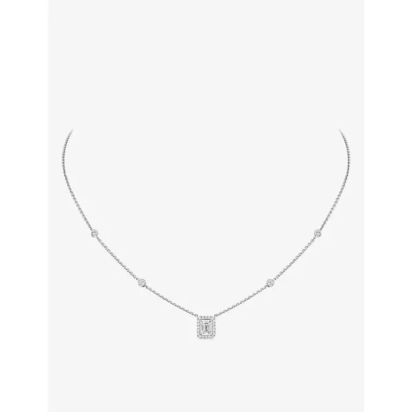 Messika 18ct Gold And Diamond Pendant Necklace - White