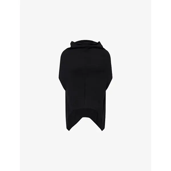 Rick Owens Sleeveless High-neck Cashmere-blend Top