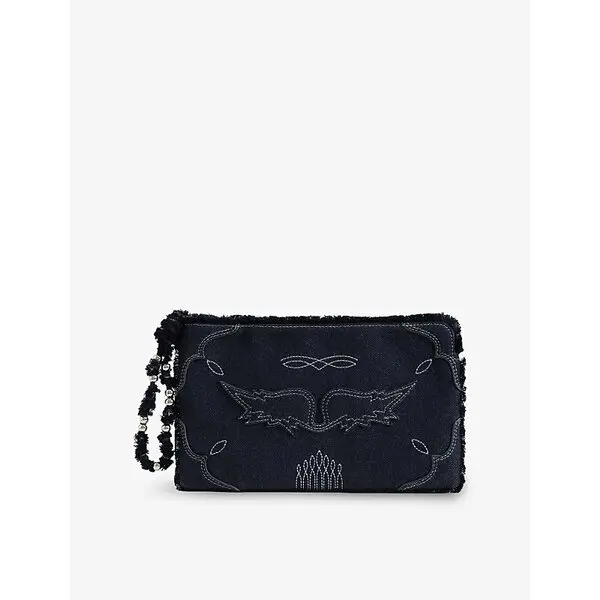 Zadig&Voltaire Angel Western Denim Pouch