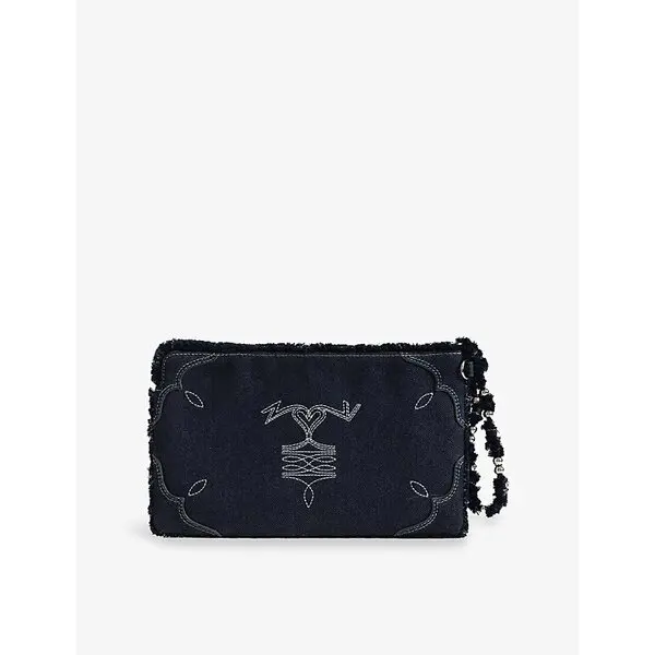 Zadig&Voltaire Angel Western Denim Pouch