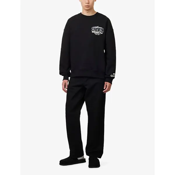 ONLY THE BLIND Midnight Tour Printed Cotton-jersey Sweatshirt