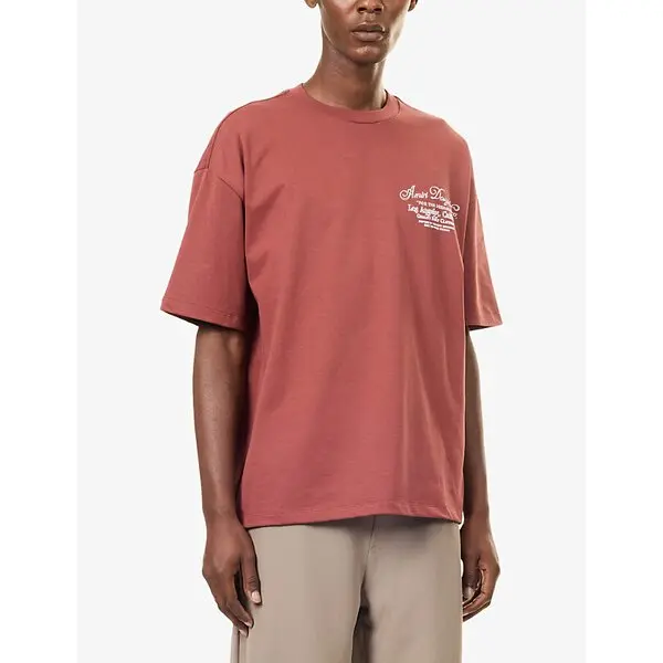 Amiri Dreamers Chain Stitch Logo-print Cotton T-shirt
