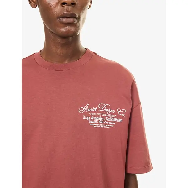 Amiri Dreamers Chain Stitch Logo-print Cotton T-shirt