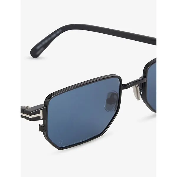 TOM FORD Ft1360 Liam Metal Octagon Frame Sunglasses - Black
