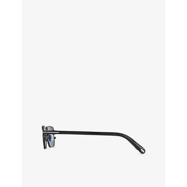 TOM FORD Ft1360 Liam Metal Octagon Frame Sunglasses - Black
