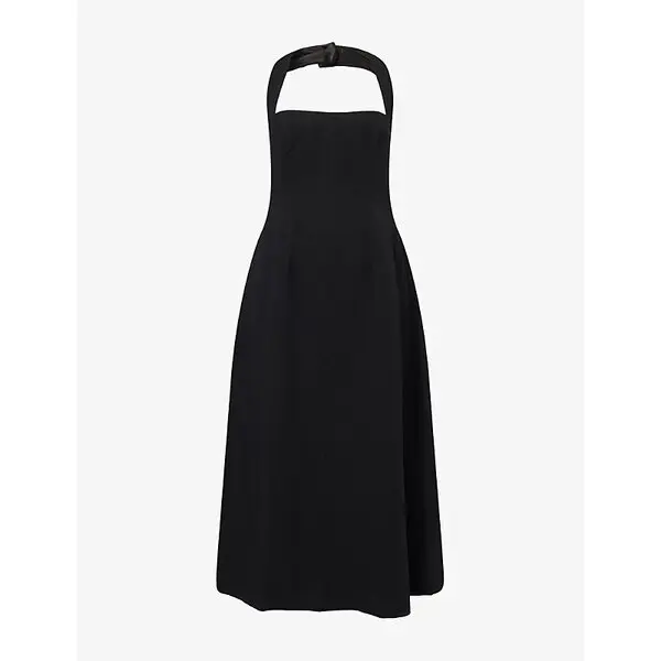 Oddmuse Halter Neck Midi Dress