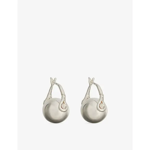 ANNIKA INEZ Sterling Silver Ellipse Drop Earrings