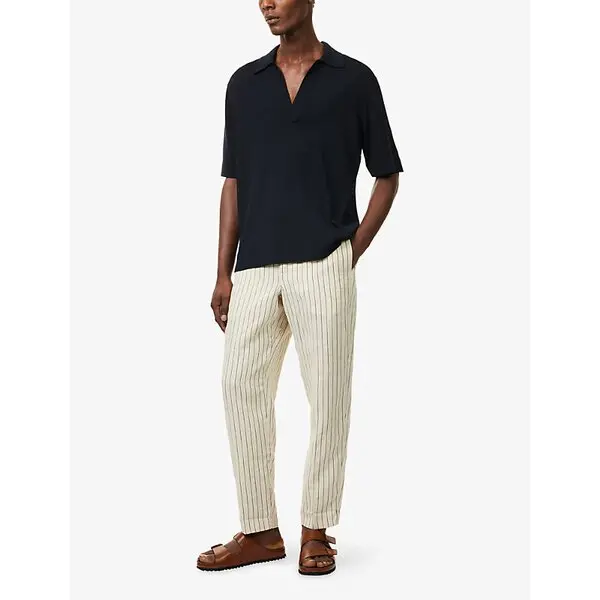 Orlebar Brown Alex Striped Linen Trousers