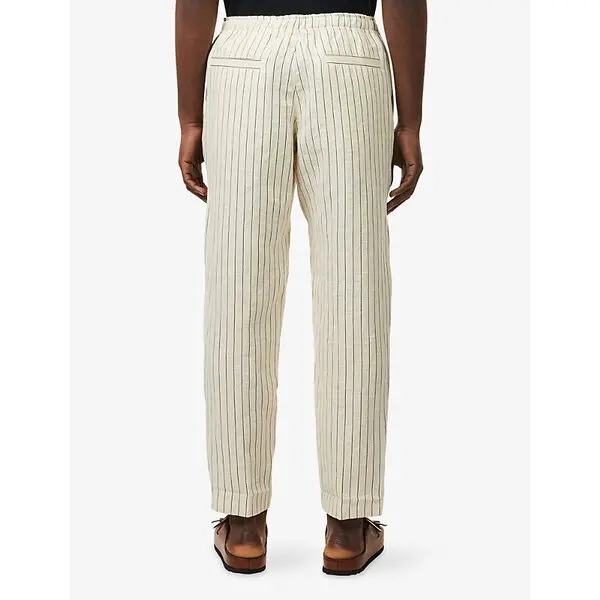 Orlebar Brown Alex Striped Linen Trousers