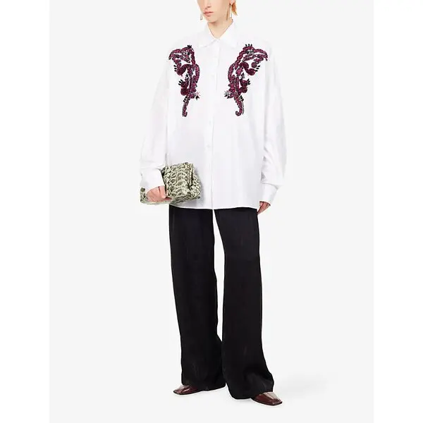 Dries Van Noten Puvis Straight-leg Woven Trousers