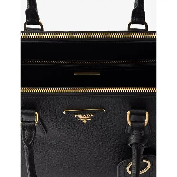 Prada Galleria Saffiano Leather Bag - Black