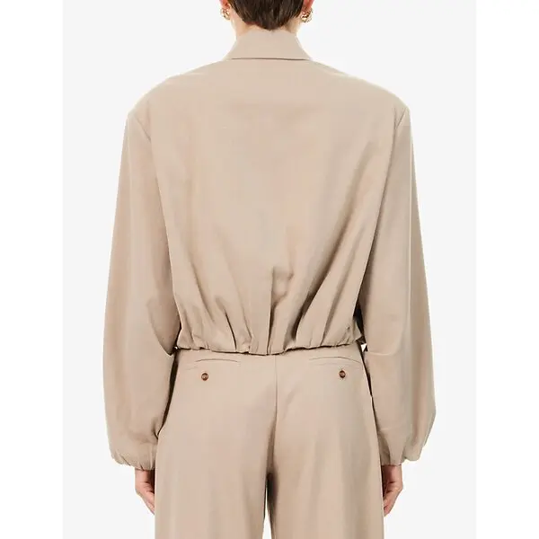 THE COUTURE CLUB Balloon Hem Woven Jacket