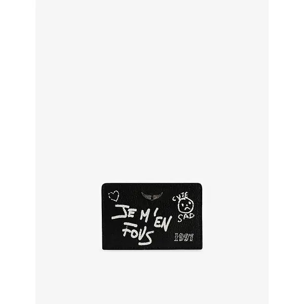 Zadig&Voltaire Zv Arty Pass Leather Cardholder